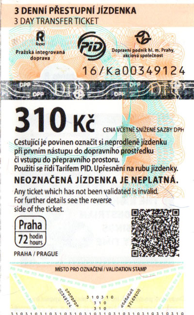 Prague Three Day Public Transport Pass - Livingprague.com